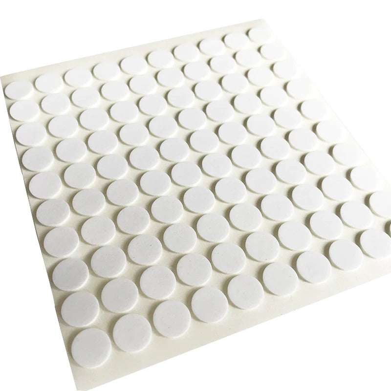 Manova 1cm Diameter Round Wick Stickers Sheet (100 Stickers) - Hadafy
