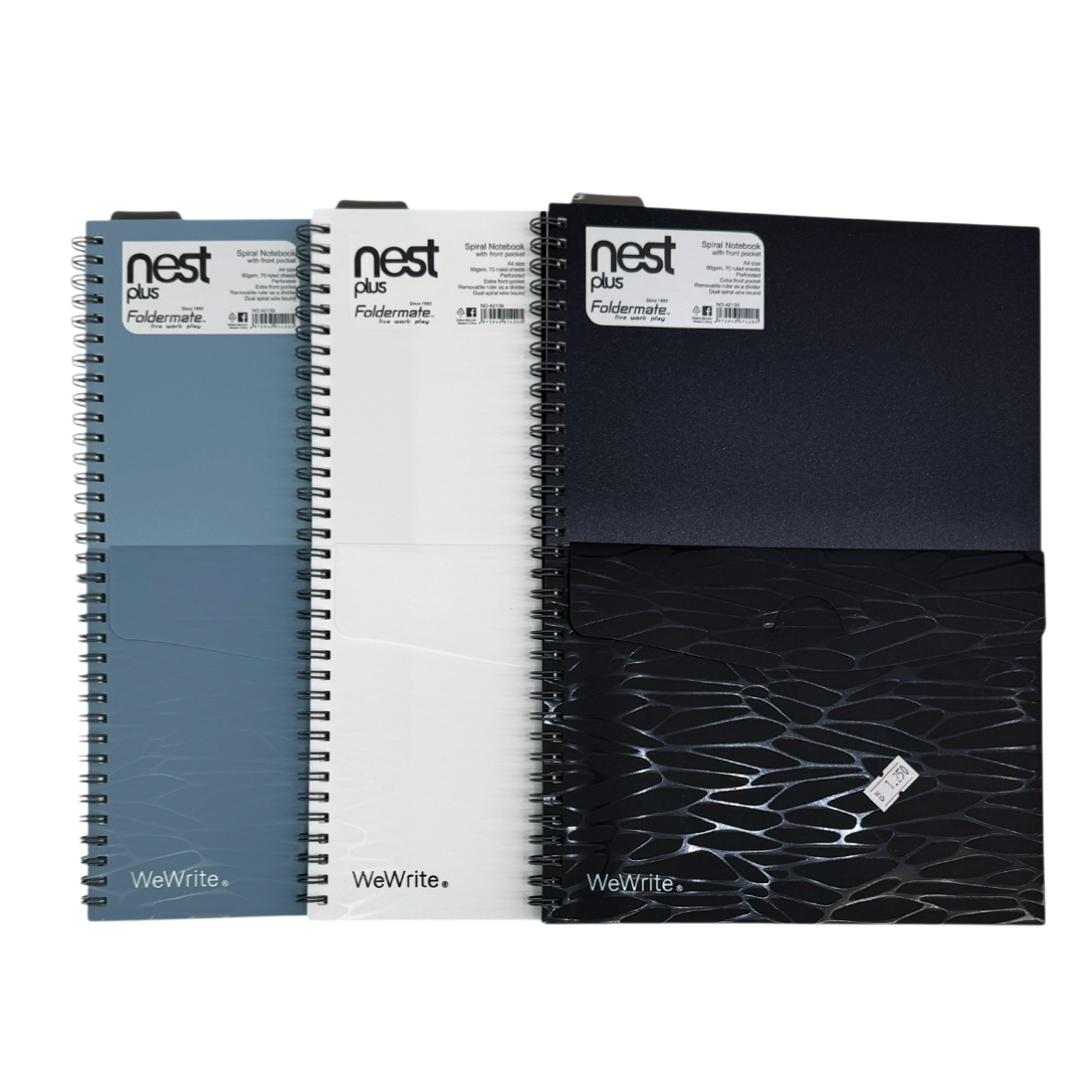 Foldermate A4 80 GSM Nest Plus Front Pocket Perforated 1 Subject ...