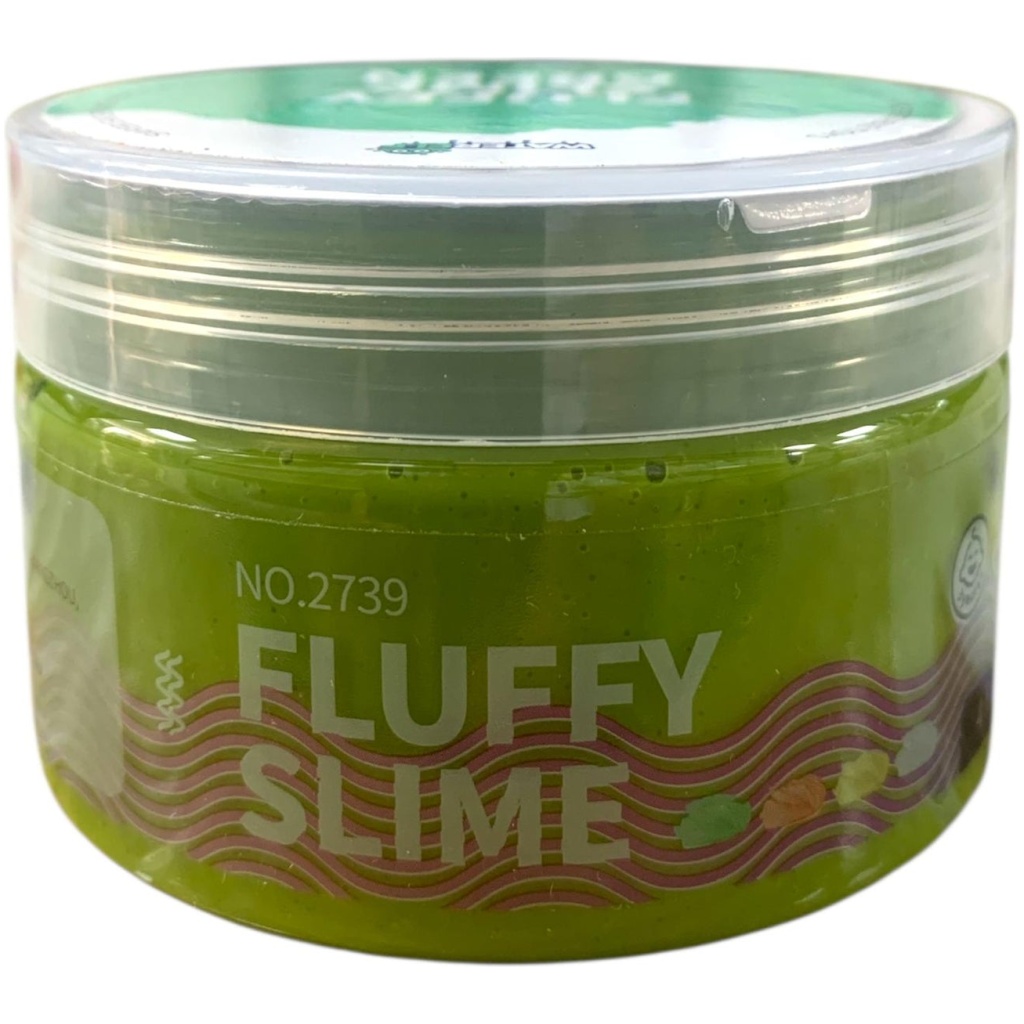Waterelf 120 ml Green Fluffy Slime Jar - Hadafy